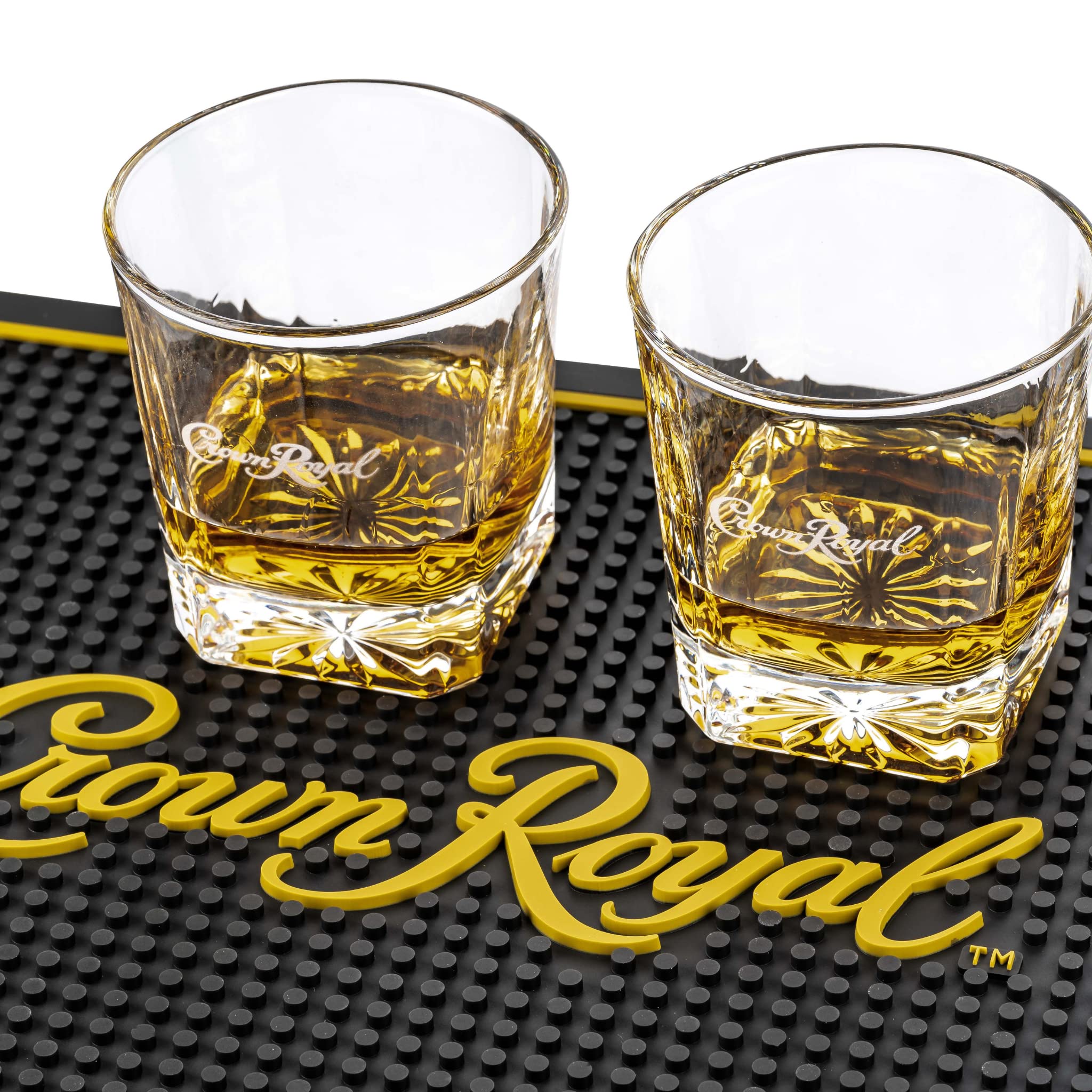 Crown Royal Whiskey Glasses Set & Stone Gift Set