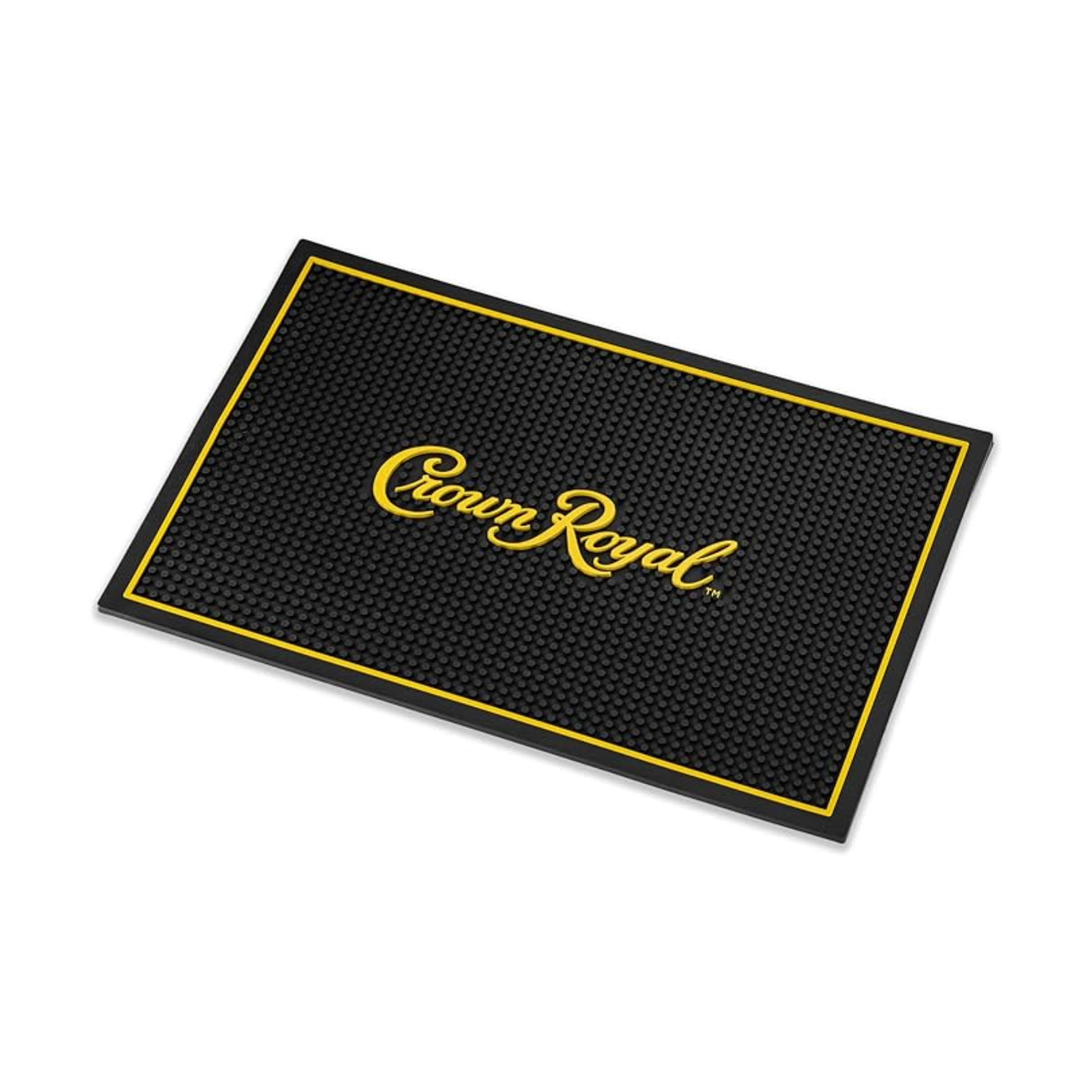 Crown Royal Bar and Spill Mat | Canadian Whiskey Rubber Bar Mat for Dr
